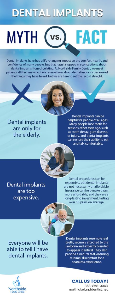 Common Myths About Dental Implants [infographic] | Northside Family Dental